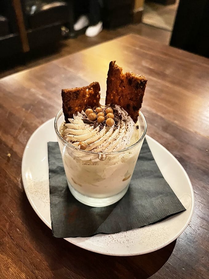 Dessert that defies gravity &ndash; a banana tres leches that's part comfort food, part architectural wonder, and entirely worth saving room for.