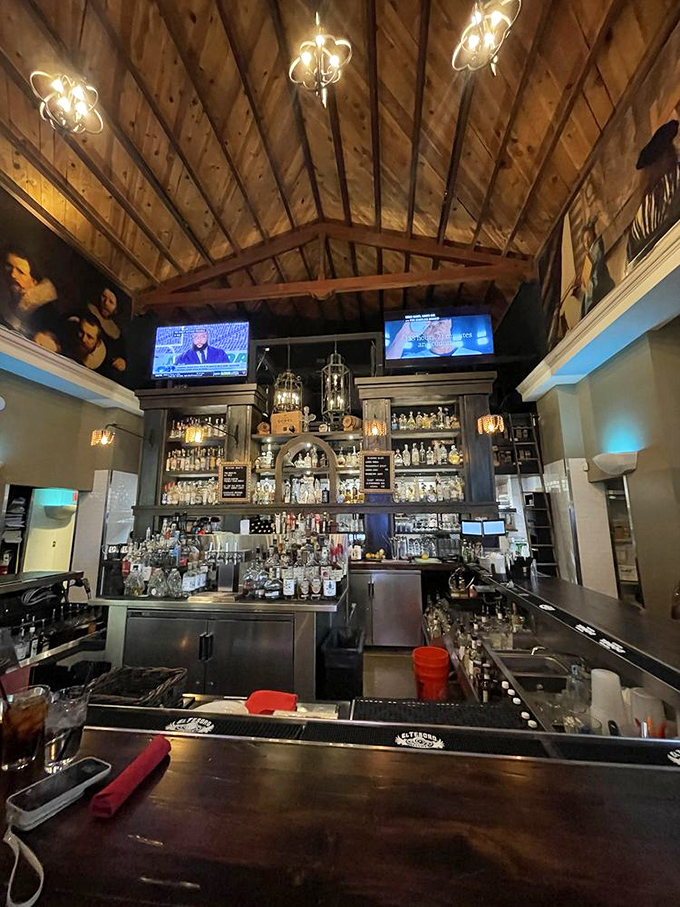 Not your grandmother's church altar. This bar's tequila selection is so extensive it might require confession afterward.