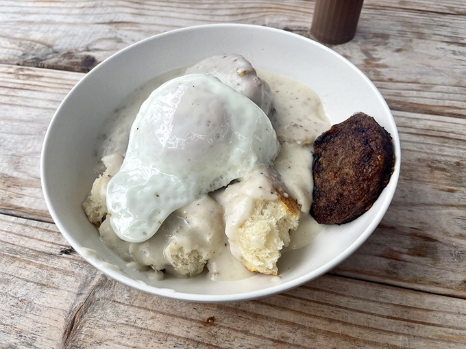 Baron's Benedict doesn't just break your fast&mdash;it demolishes it with a one-two punch of creamy sauce and perfectly poached eggs.