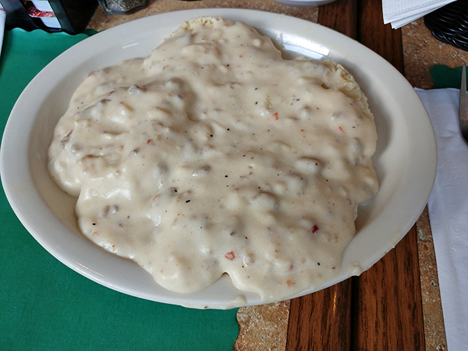This isn't just gravy&mdash;it's a savory cloud formation that's settled over biscuit country, creating a meteorological event worth driving across state lines for.