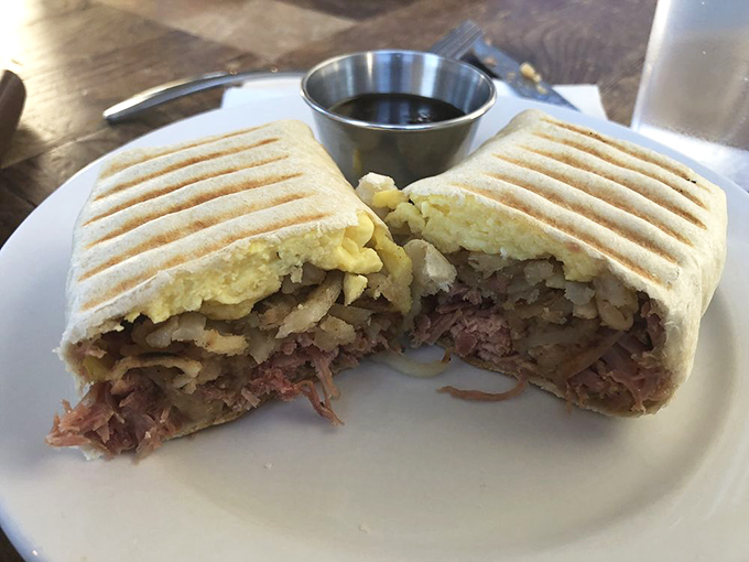 Not just a breakfast burrito &ndash; it's morning salvation wrapped in a warm tortilla, with every bite delivering a perfect ratio of fillings.