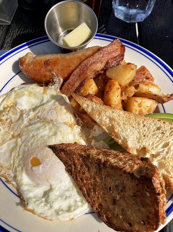 The American breakfast plate&mdash;where eggs, bacon, potatoes and toast perform their timeless morning quartet to perfection.