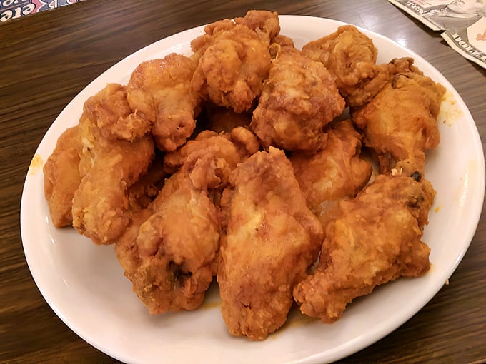 These golden-fried wings aren't playing second fiddle to fish &ndash; they're starring in their own delicious show.