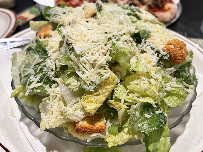 A Caesar salad so fresh and crisp it could convince even the most dedicated carnivore that vegetables aren't just plate decoration.