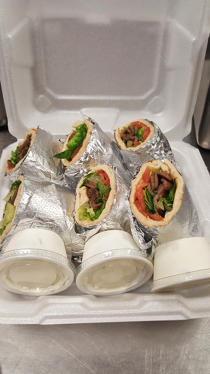 Portable Greek feasts wrapped in foil, ready to transform your lunch break into a Mediterranean getaway.