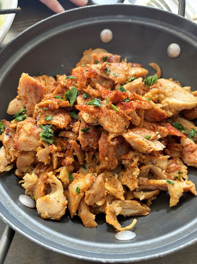 This mountain of perfectly seasoned chicken yeero isn't just dinner&mdash;it's enough deliciousness to make you consider whether you need furniture or just more of this.