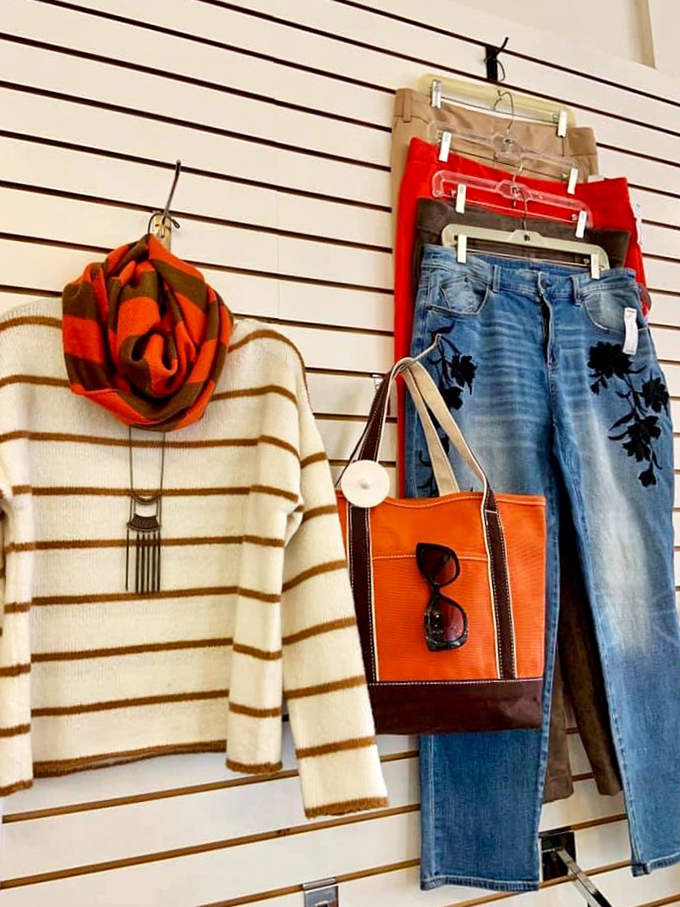 Fall fashion that doesn't require a second mortgage&mdash;cozy sweaters and embroidered denim waiting for their next adventure.