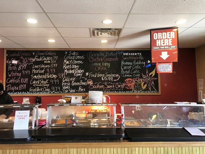 The ordering counter&mdash;where dreams come true and diets go to die. Choose wisely, or better yet, choose everything.