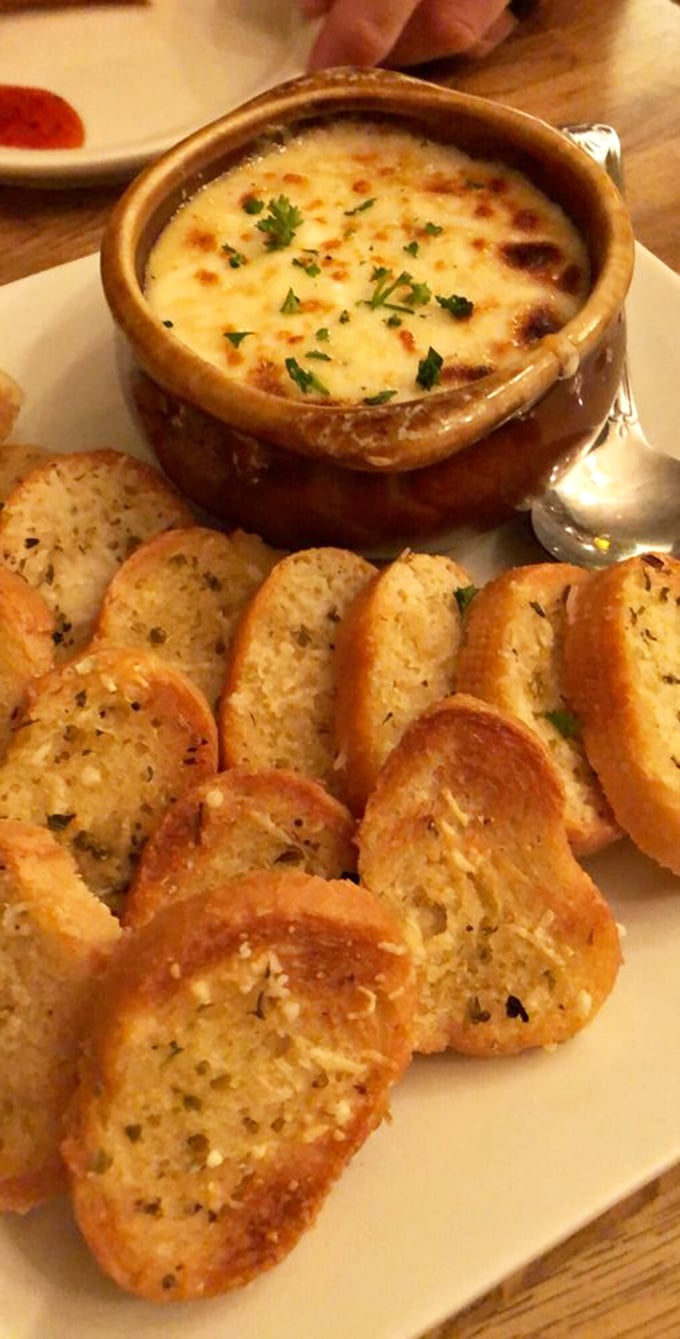 This crab dip isn't just appetizing&mdash;it's hypnotizing. Those golden-brown crostini are just vehicles for delivering maximum seafood satisfaction. 