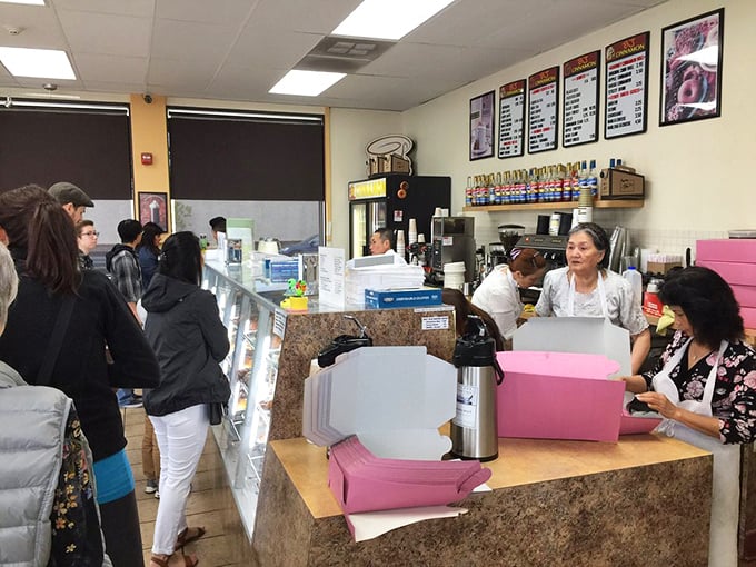 The line forms early &ndash; these pastry pilgrims know that good things come to those who wait (and arrive before 9 AM).