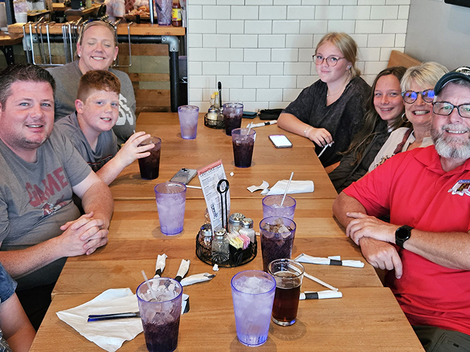 The true measure of any restaurant isn't just the food&mdash;it's the families gathered around purple drinks, making memories between bites and laughter.