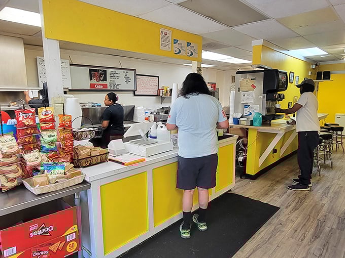 The morning rush at Jerry's&mdash;where regulars line up for their breakfast fix and the staff moves with practiced efficiency.