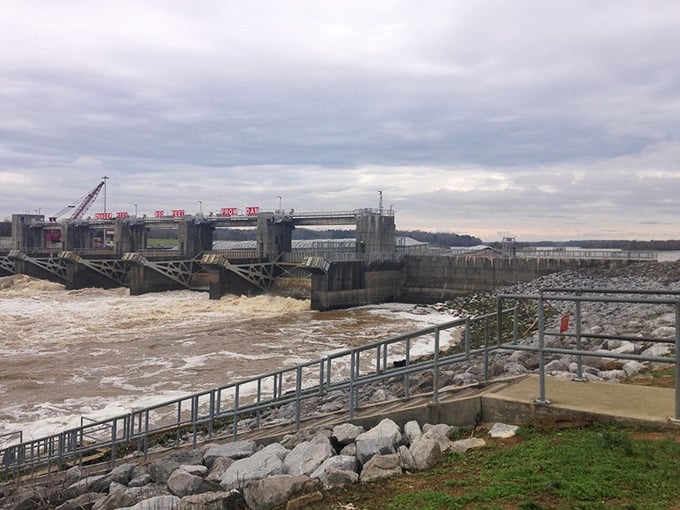 The dam represents the engineering marvels that helped shape Columbus's development. Water power and human ingenuity&mdash;a powerful combination throughout history. 