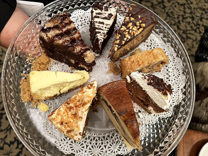 A dessert platter that's essentially a United Nations of sweet diplomacy&mdash;bringing together chocolate, cream, and fruit in perfect harmony.