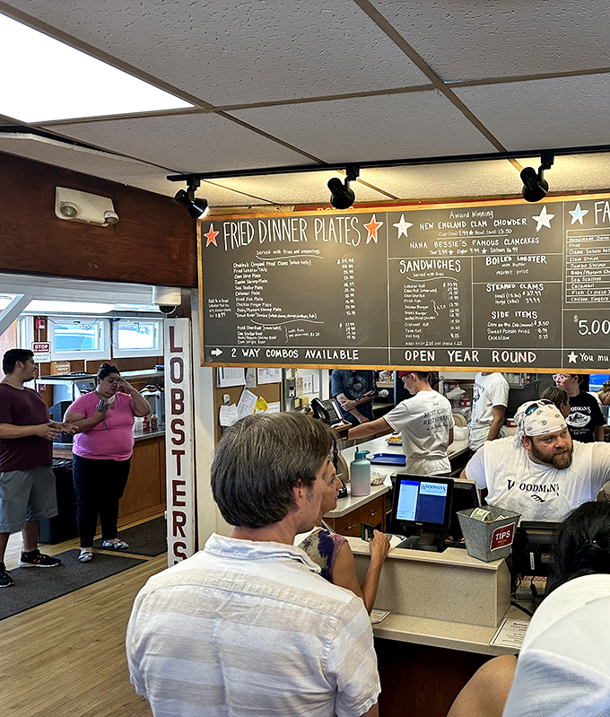 The ordering counter&mdash;where anticipation builds and decisions matter. Choose wisely, but know there are no wrong answers here.