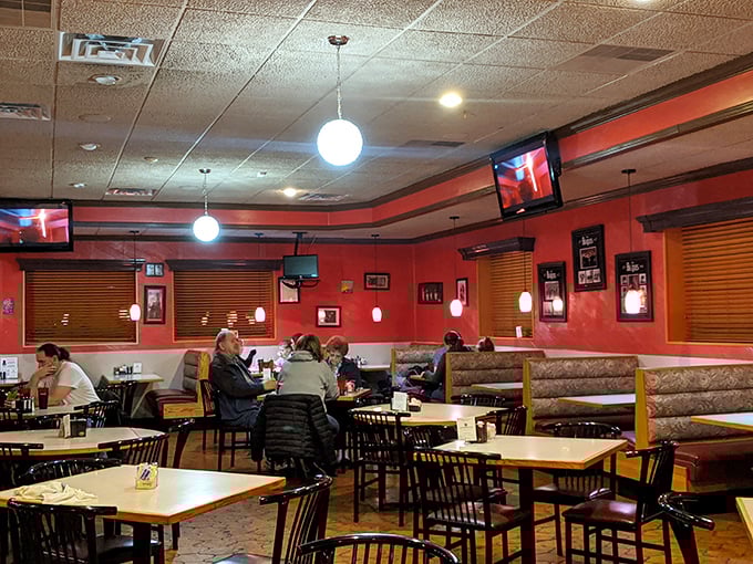 The bustling dining room proves comfort food never goes out of style &ndash; these diners know where to find a reliable meal in an unreliable world.