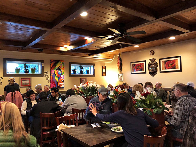 A full dining room speaks volumes. When locals choose to eat here despite having grandmothers who cook German food, you know it's the real deal.