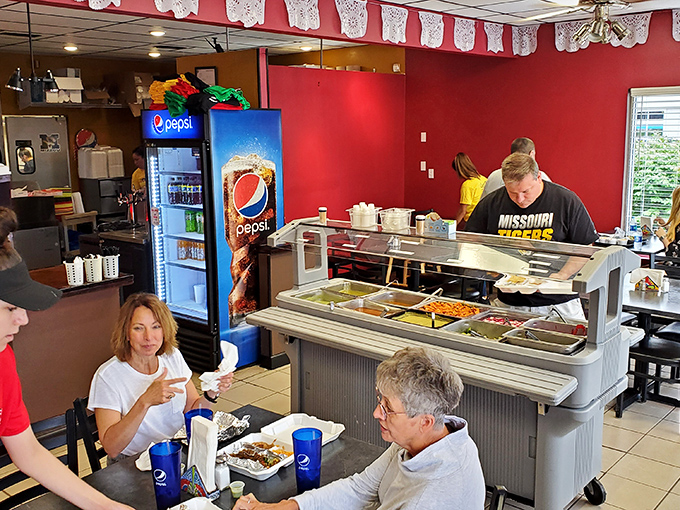 The salsa bar – where diners customize their taco experience from mild to "maybe I've made a terrible mistake" with fresh salsas of varying heat levels.