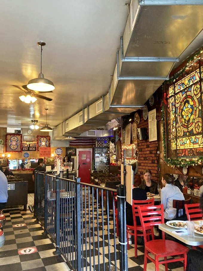 Not just a dining room&mdash;a theater where breakfast is the star, red chairs are the supporting cast, and your taste buds get front-row seats.