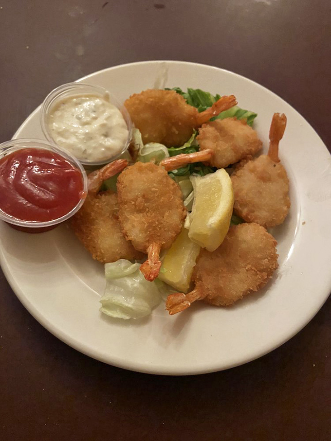 Fried prawns with the perfect crunch factor&mdash;like nature's potato chips from the sea, but infinitely more sophisticated.