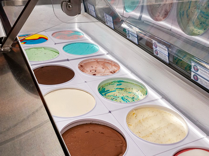 A rainbow of possibilities laid out before you &ndash; decision paralysis never tasted so potentially delicious.