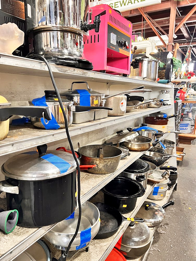 Pots, pans, and a hot pink popcorn maker&mdash;the kitchenware section serves up cooking implements with a side of nostalgia.