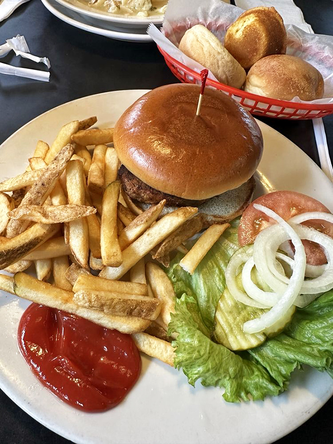 This burger doesn't need Instagram filters&mdash;it's the photogenic, real-deal classic your grandfather would recognize and approve of.