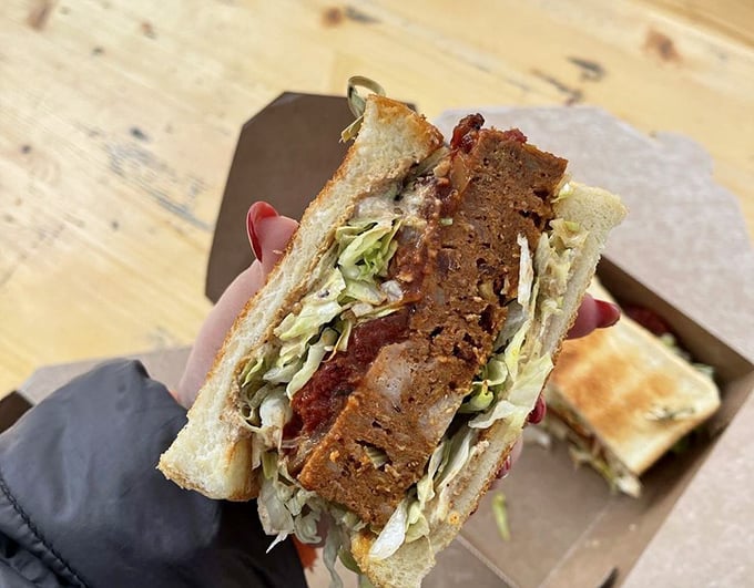 A sandwich that makes you question why you ever settled for boring lunch options. Layers of flavor between perfect bread.