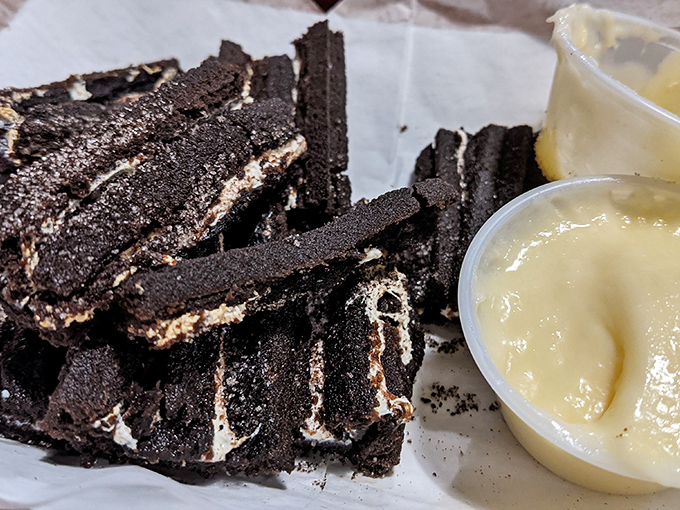 Not your childhood Oreos &ndash; these churros took the cookie concept, went to culinary school, and came back with a PhD in satisfaction.