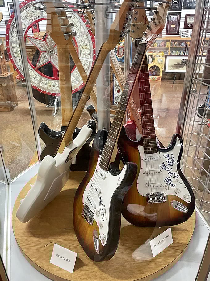 Rock 'n' roll meets the road. These signed guitars remind us that car culture and music have been inseparable since teenagers first got driver's licenses.