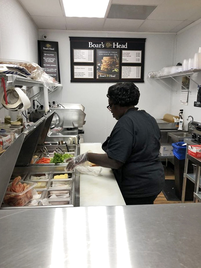 Where the magic happens. Behind every great German deli sandwich is a dedicated team member crafting each order with care.