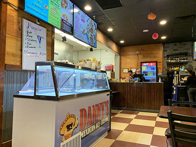 The open kitchen concept means you can watch your tacos being born. From tortilla to table, food theater at its most delicious.