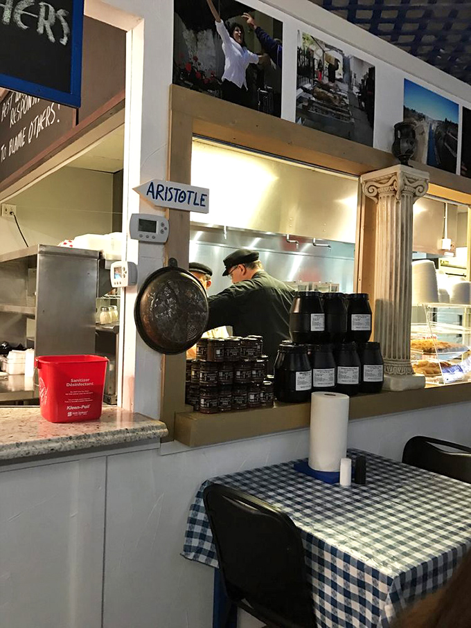 Under the sign of Aristotle, Greek cuisine is prepared with philosophical precision. These kitchen sages know their gyros.