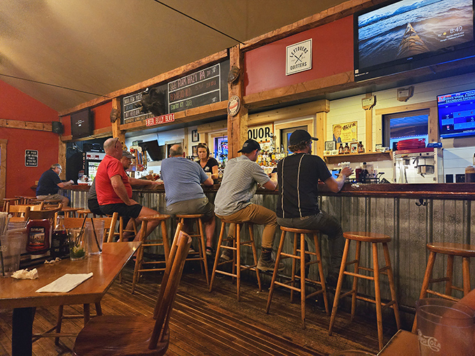 Where magic happens. The bar scene at Lager Heads isn't just about drinks&mdash;it's where BBQ dreams and craft beer aspirations converge.