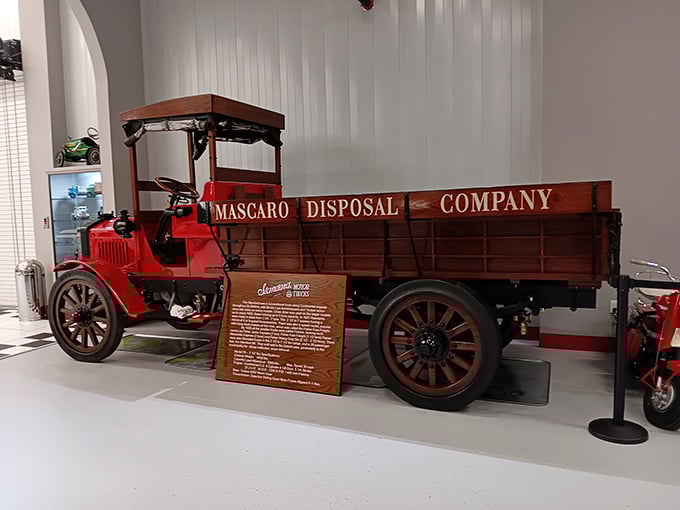 This vintage Mascaro Disposal Company truck represents where it all began &ndash; a family business that fueled a world-class automotive passion.