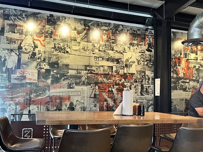 Every great barbecue joint needs a wall that tells stories. This collage of memories reminds you that you're part of something bigger.