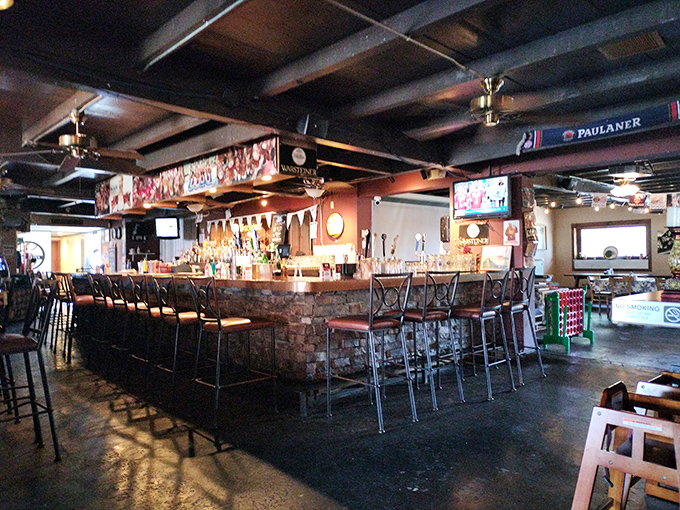 The bar at Edelweiss doesn't just serve drinks&mdash;it serves possibilities, from crisp pilsners to rich dunkels, all waiting to find their pretzel soulmate.