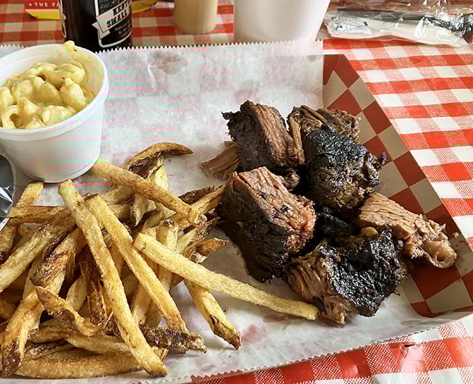 Burnt ends and hand-cut fries&mdash;proof that sometimes the best things in life require a little patience and a lot of smoke.