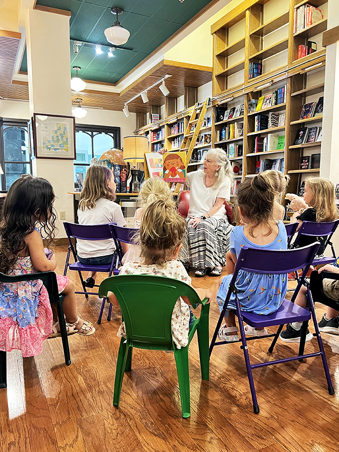 Story time brings books to life as young listeners discover that the most powerful screen is the one we create in our imagination.