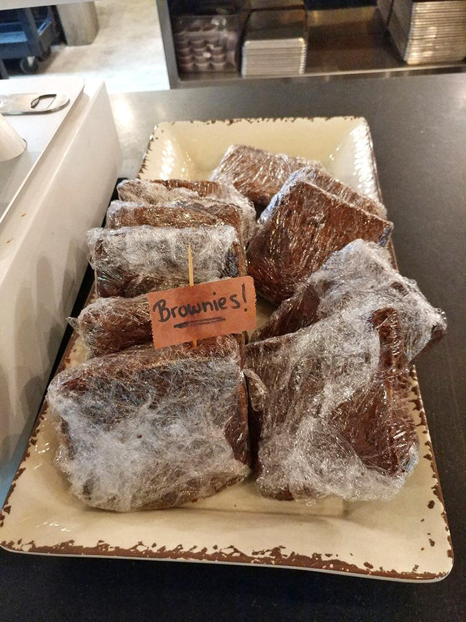 Fudgy brownies wrapped tight, waiting to provide the perfect sweet ending to your barbecue feast adventure.