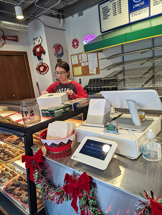 Nearly empty shelves tell the sad tale of latecomers to Greenbush. The early bird gets the fritter&mdash;a lesson learned the hard way by many. 