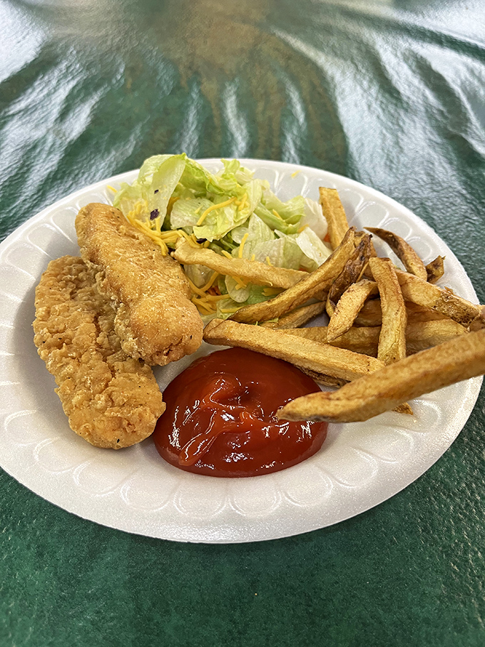 Crispy catfish strips and hand-cut fries with just the right amount of salt&mdash;proof that simplicity, when done perfectly, beats fancy every time.