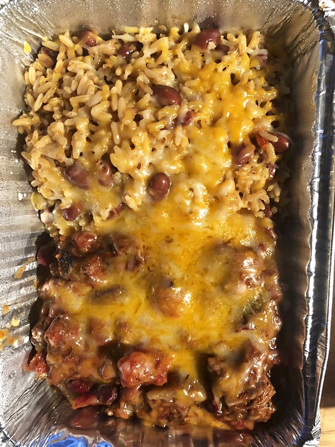 Rice, beans, and cheese living their best life together. Comfort food that doesn't need to show off&mdash;it already knows how good it is.
