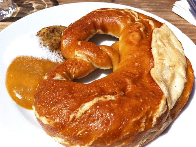 Not all pretzels are created equal. This magnificent specimen could make a Philadelphia pretzel vendor question their life choices. 