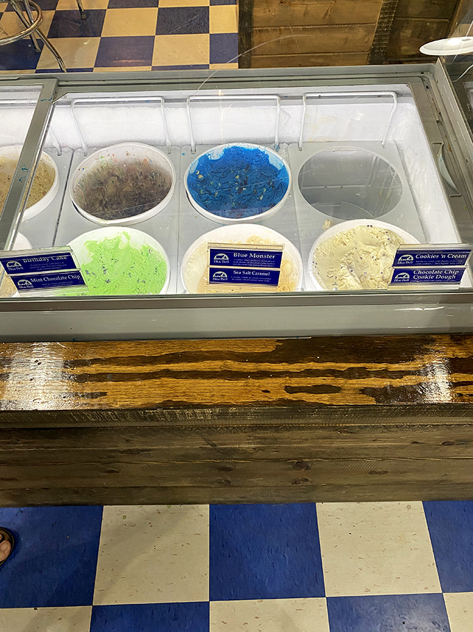 The display case isn't just showing flavors&mdash;it's offering a window into a world where decisions are deliciously difficult.