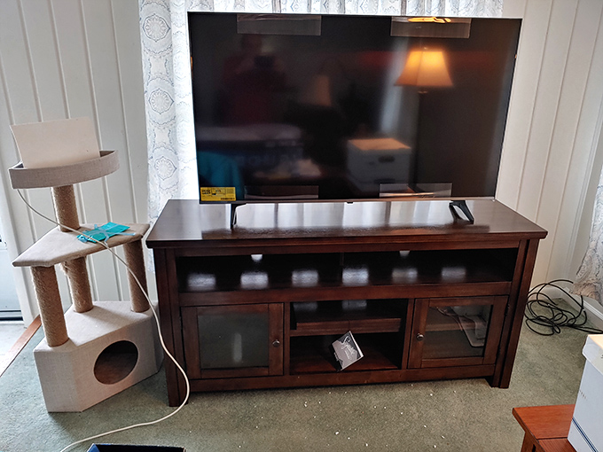 Entertainment centers have evolved beyond the bulky TV cabinets of yesteryear into these sleek solutions for our modern binge-watching needs.