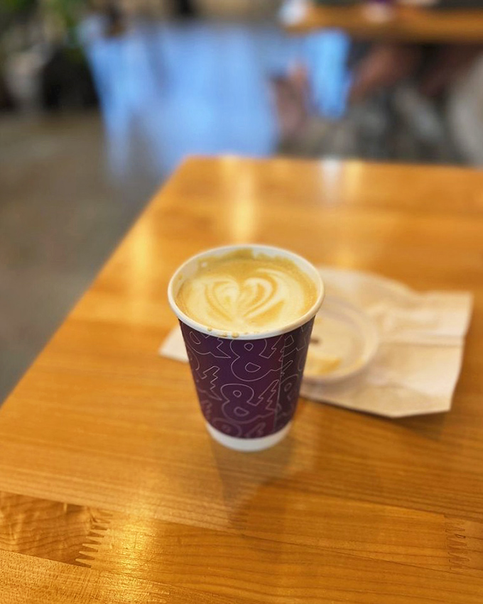 That heart-shaped latte art isn't just showing off&mdash;it's visual evidence of the care and craftsmanship that makes City & State's coffee worth crossing state lines for.