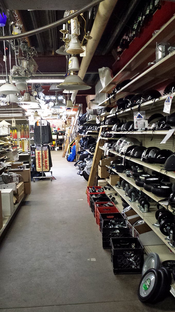 Overhead lighting fixtures dangle like crystal chandeliers, ready to illuminate homes with affordable elegance.