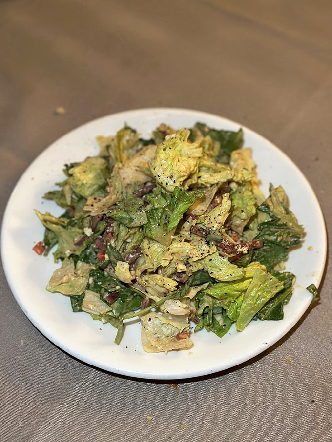 The famous tableside salad &ndash; a simple pleasure elevated to performance art that somehow makes lettuce exciting. Yes, lettuce!