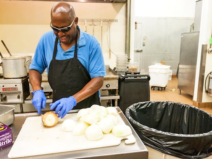 Behind every great buffet is a dedicated team. This chef's knife skills are the unsung heroes of your dining experience.